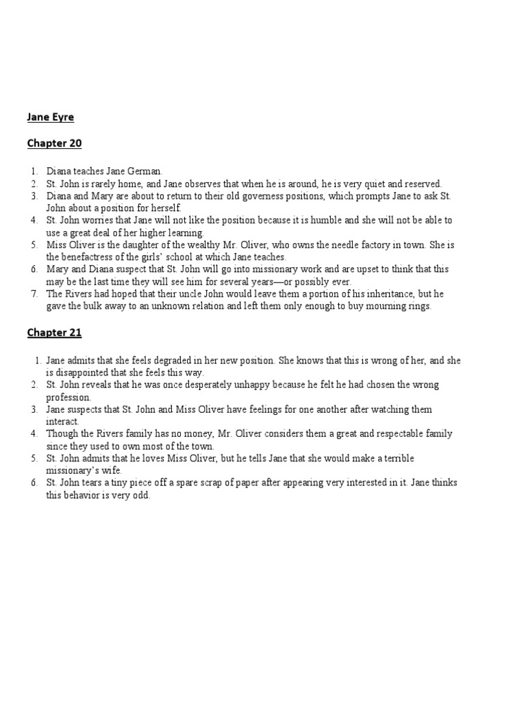 Jane Eyre Chapters 16-19 Questions And Answers – MRFBK