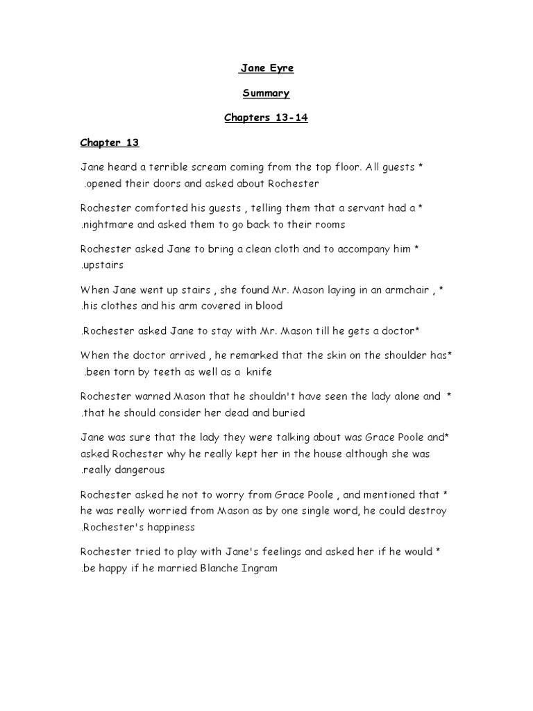 Jane Eyre CH 13-14 | Download Free PDF | Jane Eyre