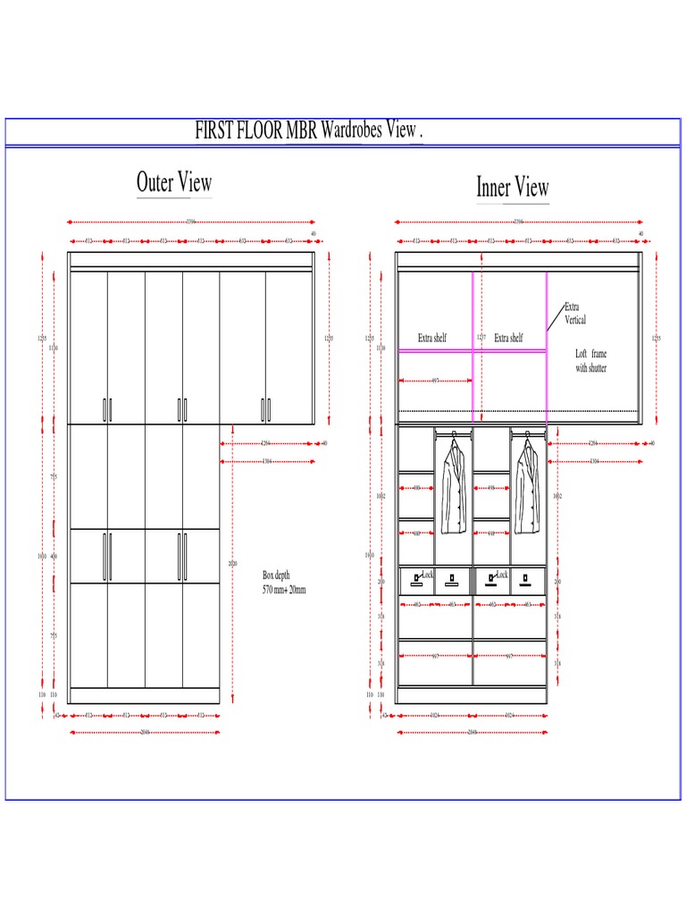 First Floor Wardrobes View | PDF