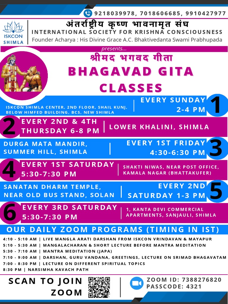 ISKCON Shimla - Flyer | PDF