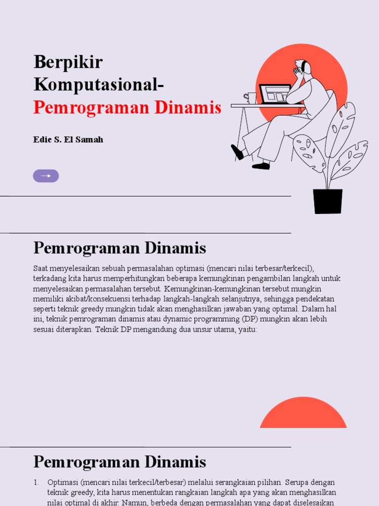 Pemrograman Dinamis | PDF