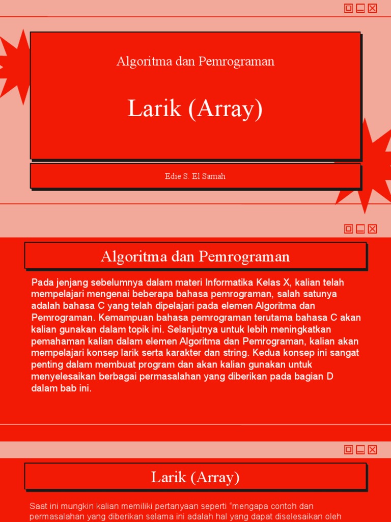 Algoritma Dan Pemrograman | PDF Algoritma Dan Pemrograman | PDF