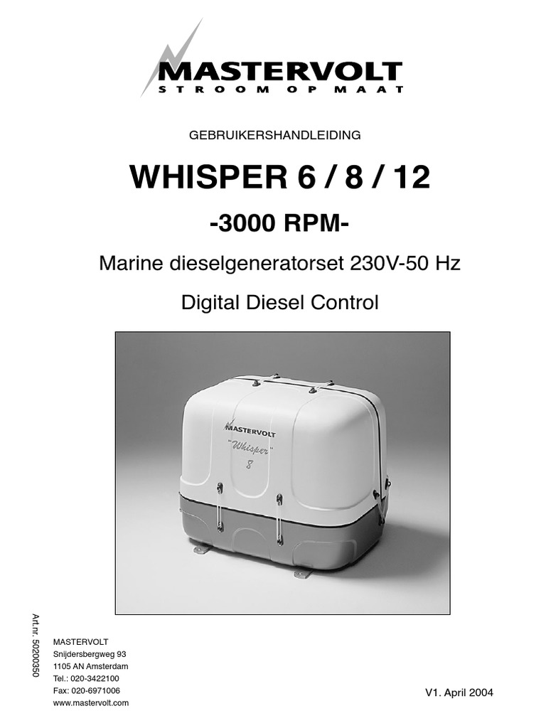 Whisper 12 3000rpm | PDF