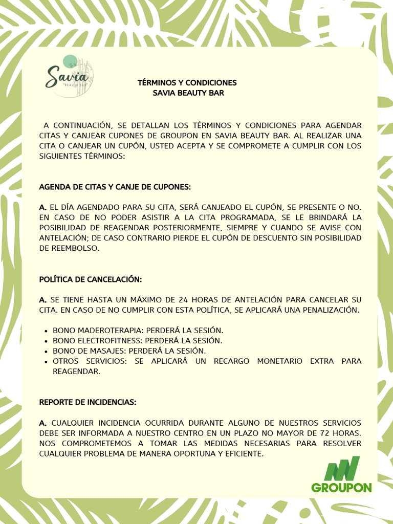 Terminos Condiciones