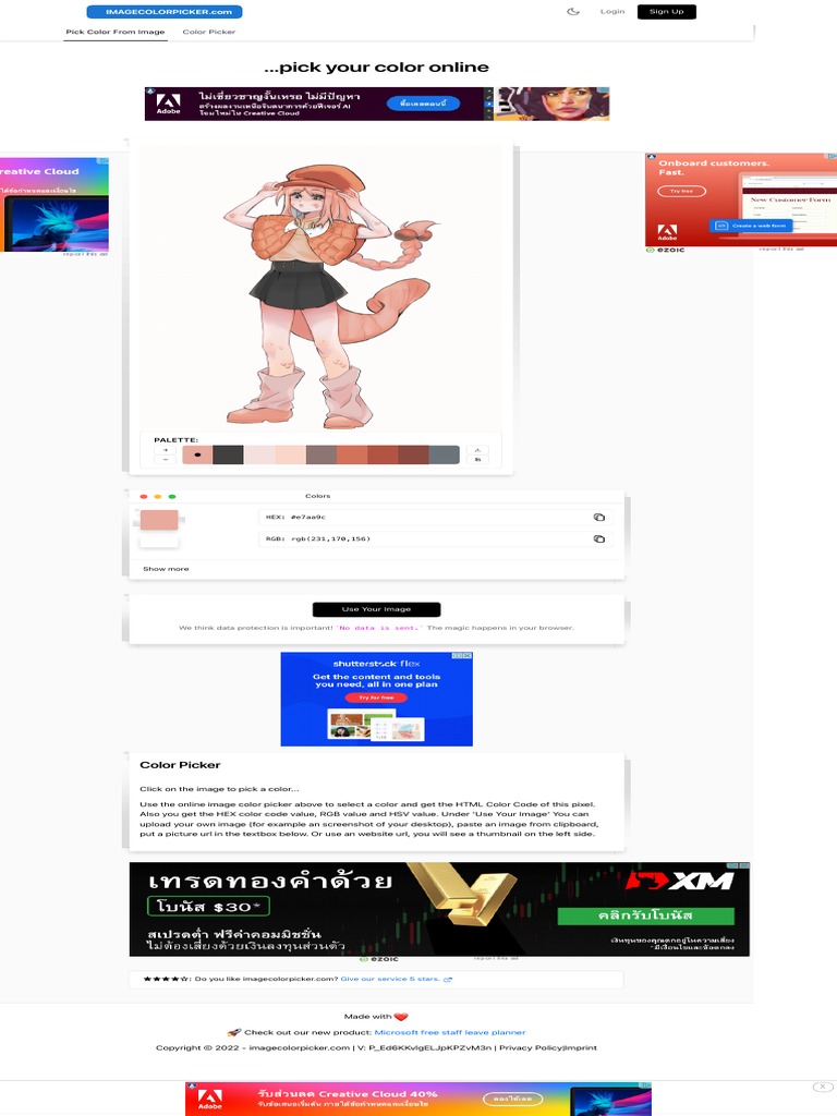? Color Picker Online HEX Color Picker HTML Color Picker | PDF