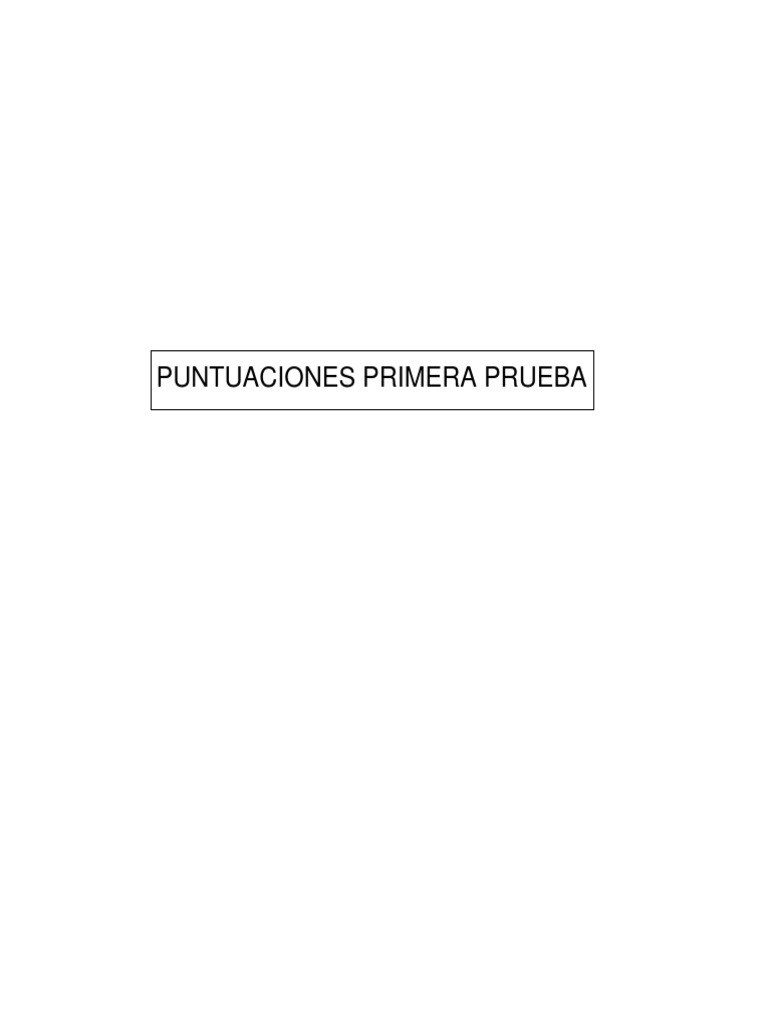 Prueba 1 Notas | PDF