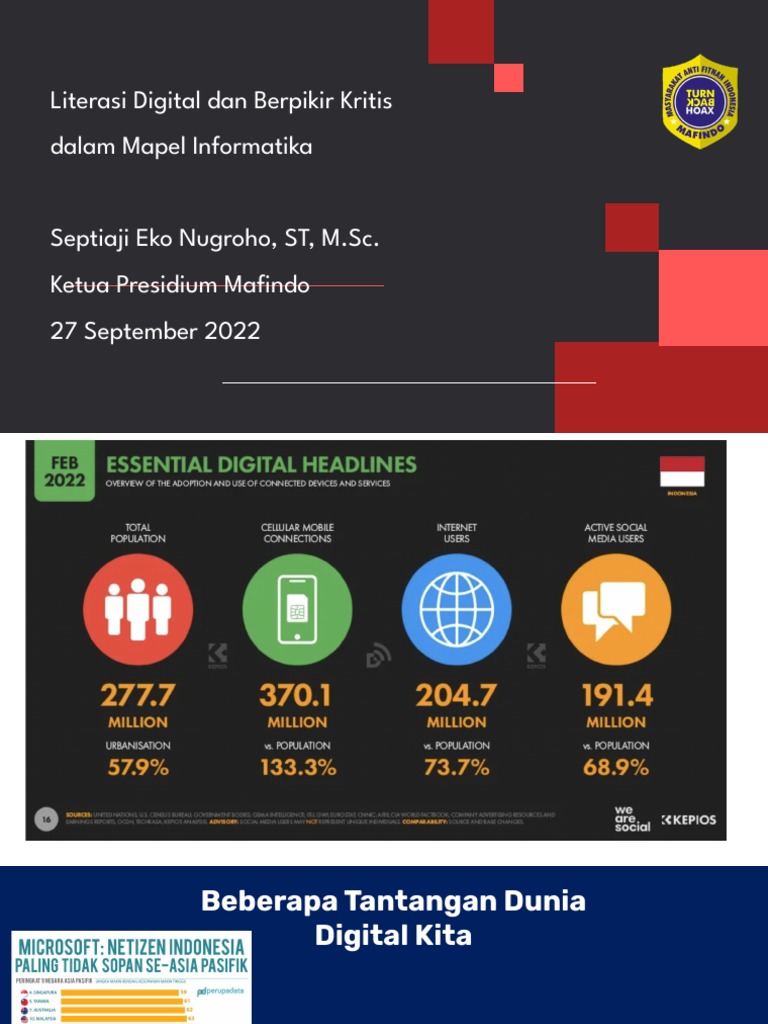 Literasi Digital Dan Berpikir Kritis Dalam Mapel Informatika - Septiaji ...