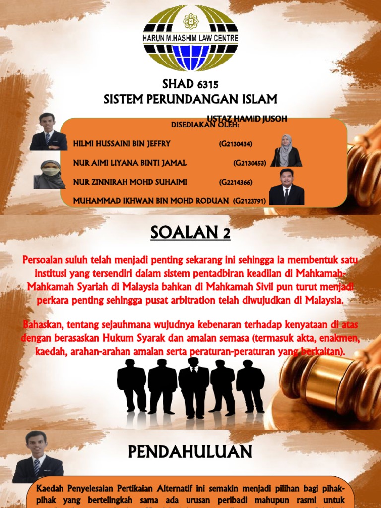 Presentation Sistem Perundangan Islam-3 | PDF