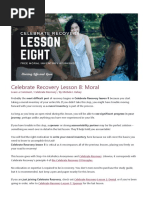 Celebrate Recovery Lesson 1: Denial Guide | PDF | Twelve Step Program ...