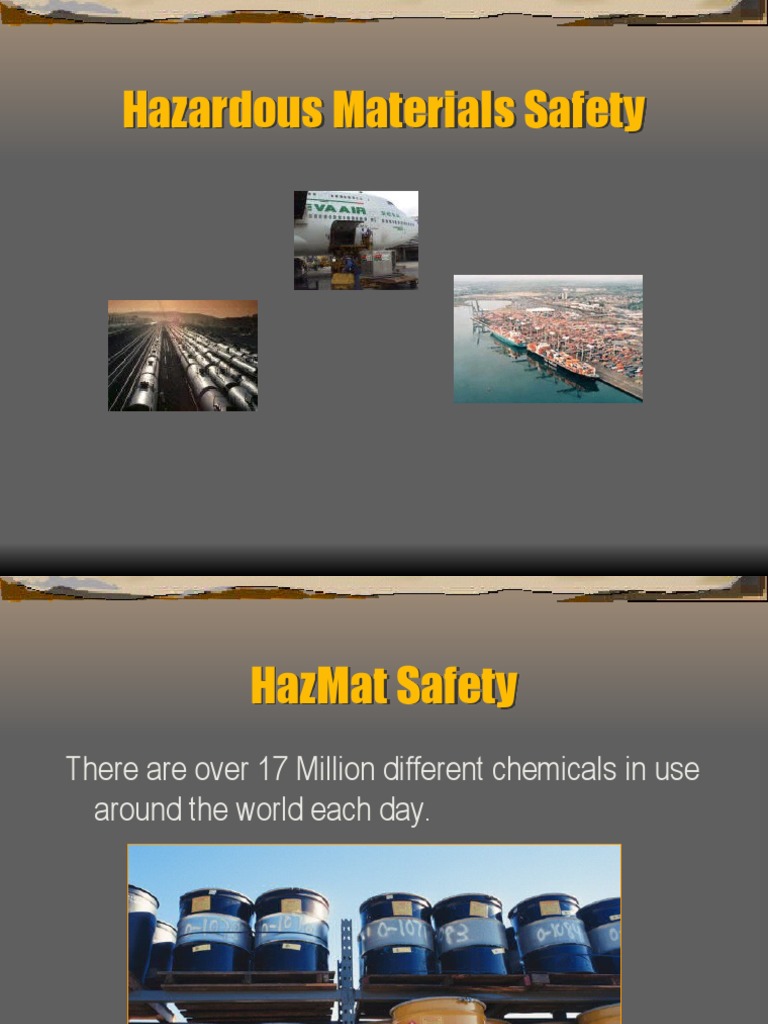 Hazmat | PDF | Dangerous Goods | Occupational Safety And Health