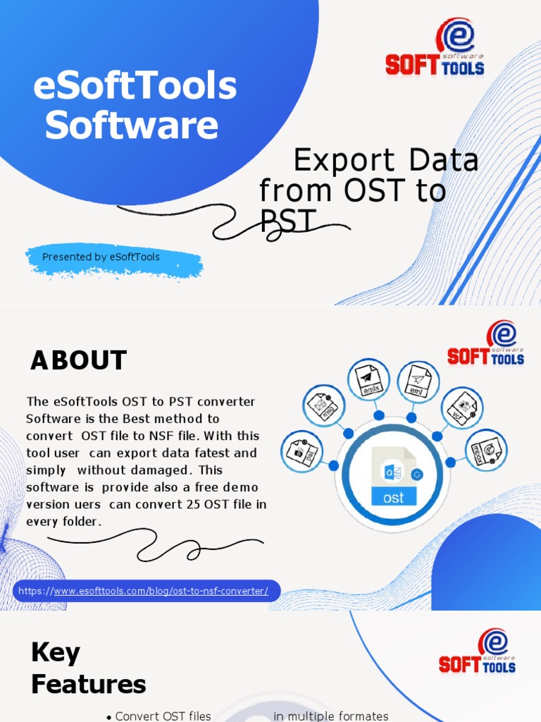 ESoftTools Software | PDF | Computer File | Software