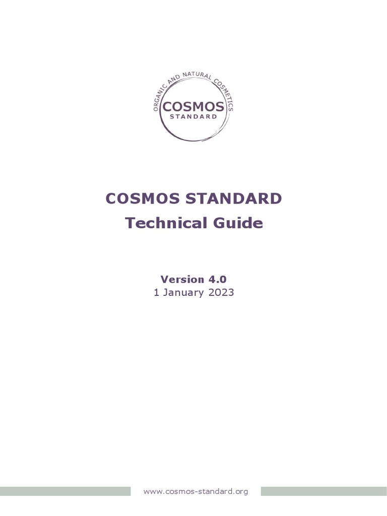 1B Cosmos-Standard - Technical - Guide - v40 | PDF | Titanium Dioxide ...
