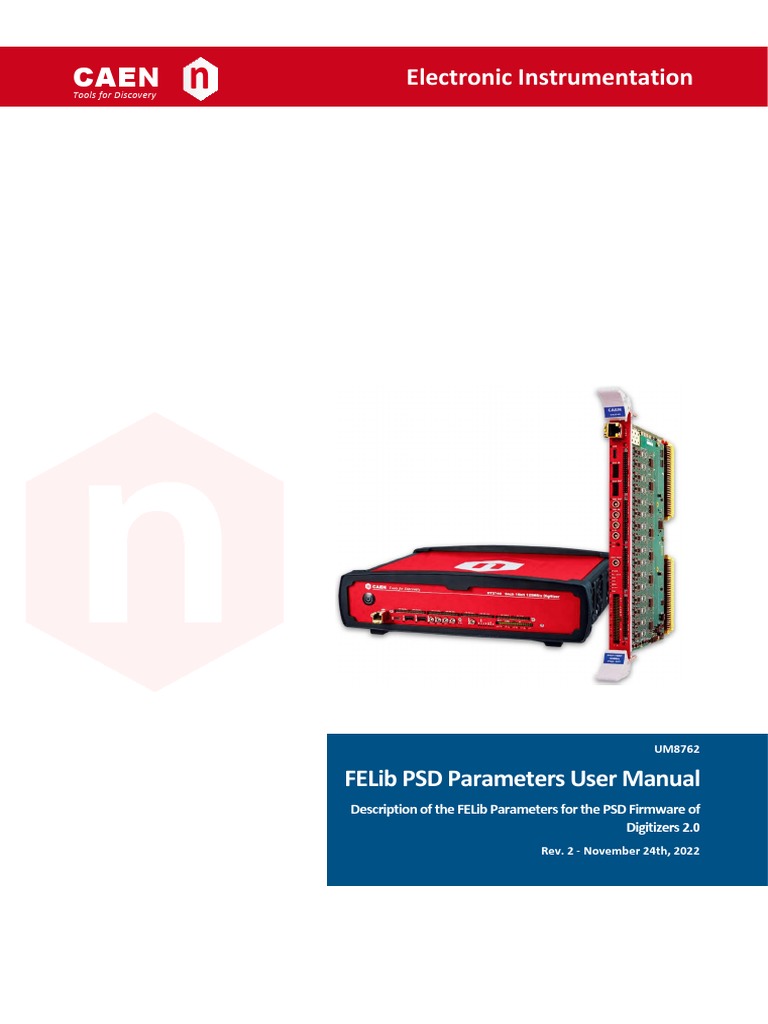 UM8762 - FELib - PSD - Parameters - User - Manual - Rev.2 | PDF ...