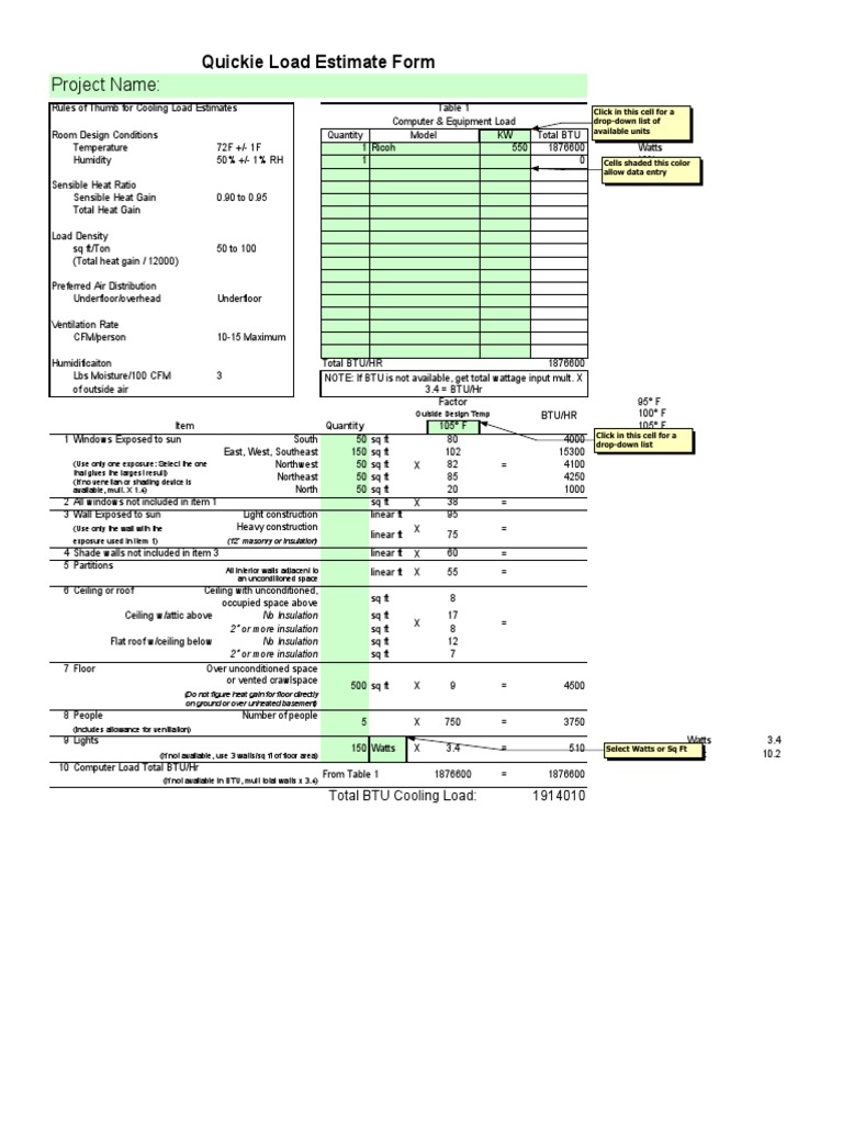 Quickie Load Form Blank | PDF | Basement | Building Insulation