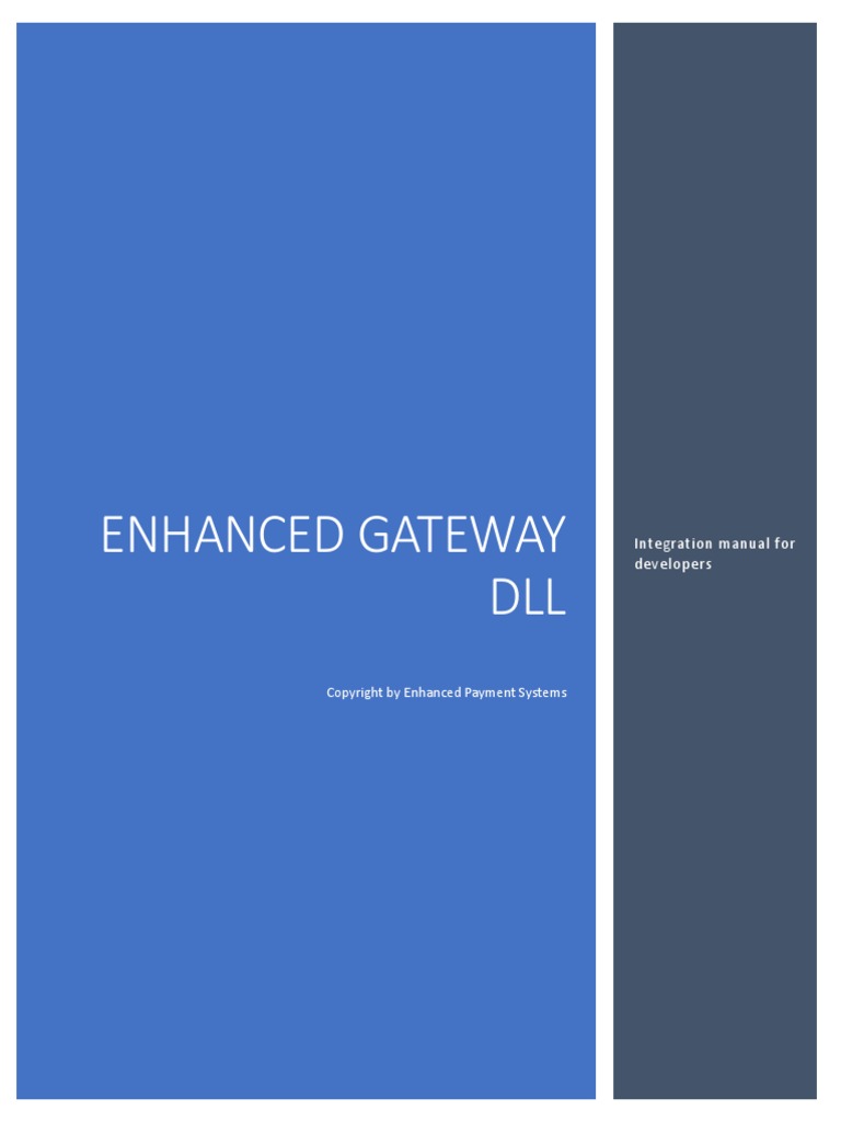 Enhancedgateway Users Manual | PDF | Emv | Debit Card