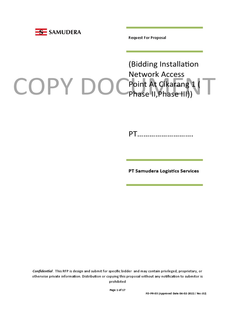 FO-PR-03 Request For Proposal GENERAL Rev.02 - SLS - Access - Point ...