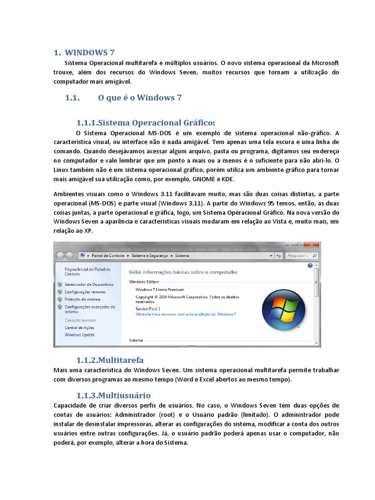 Apostila Informatica Basica - Versao 2 | PDF | Janela (informática ...