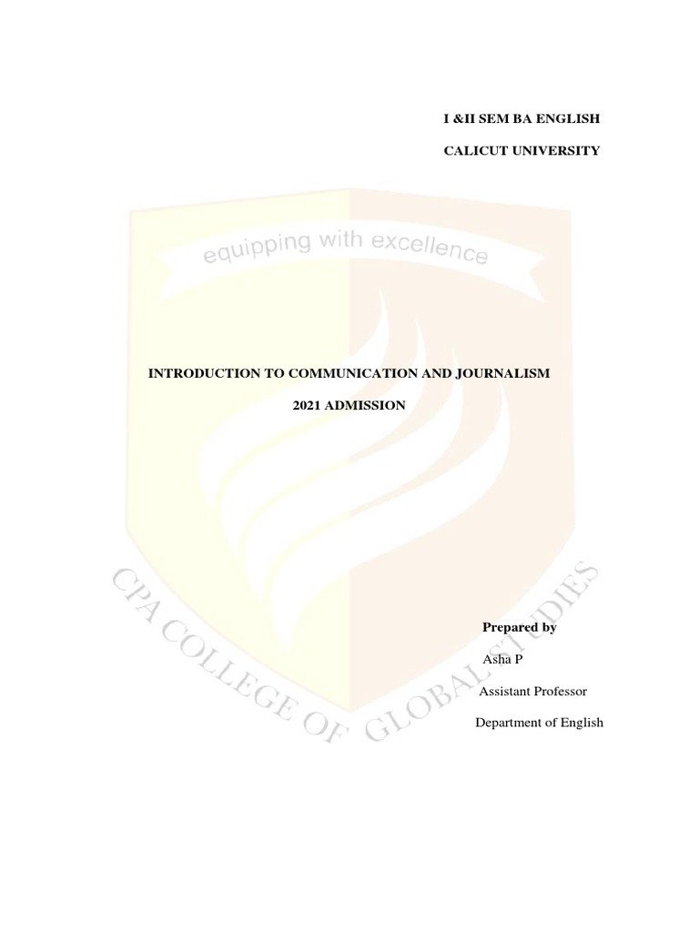 1646212668ba Journalism Sem Note Pdf Download Free Pdf Blog