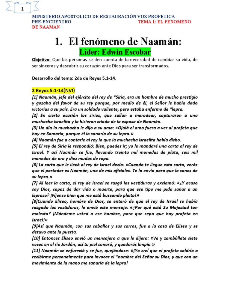 EL FENOMENO DE NAHAM | PDF