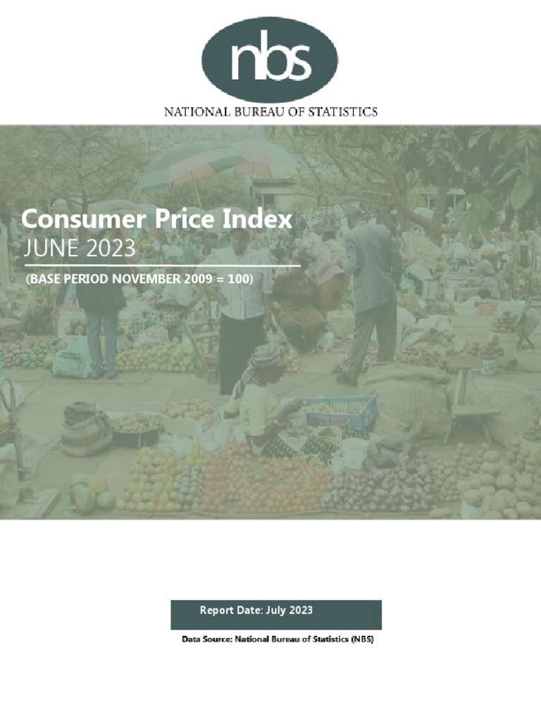 Nigeria Bureau of Statistics JUNE 2023 CPI REPORT | PDF | Consumer Price Index | Index (Economics)