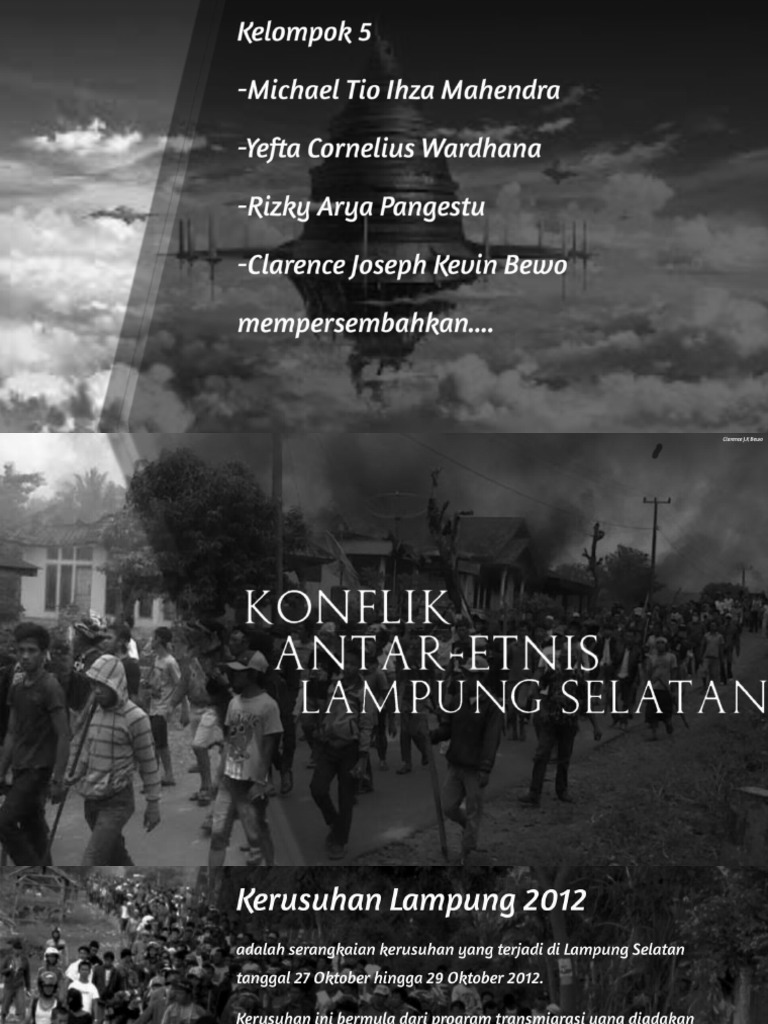Presentasi PPKn Kerusuhan Lampung Selatan 2012 | PDF