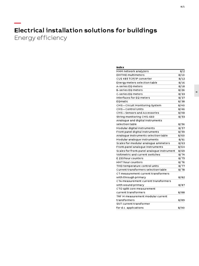 A ELSB Cat 2020 08 Energy Efficiency LR | PDF | Alternating Current ...