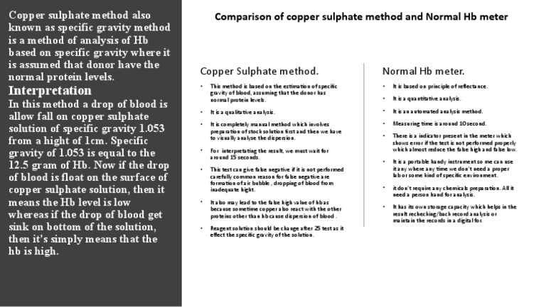 Copper Sulphate Method Also Known As Specific Gravity | PDF | Type I ...