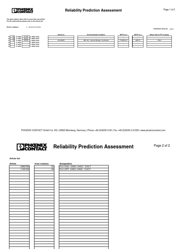 2982786-02 PLC Osc 24DC 24DC 5 Act | PDF