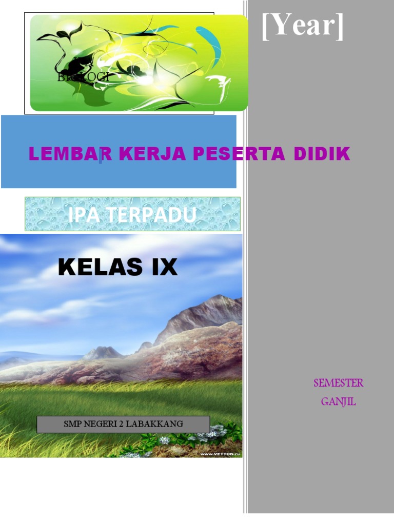 LKPD IPA Kelas 9 Semester 1 | PDF