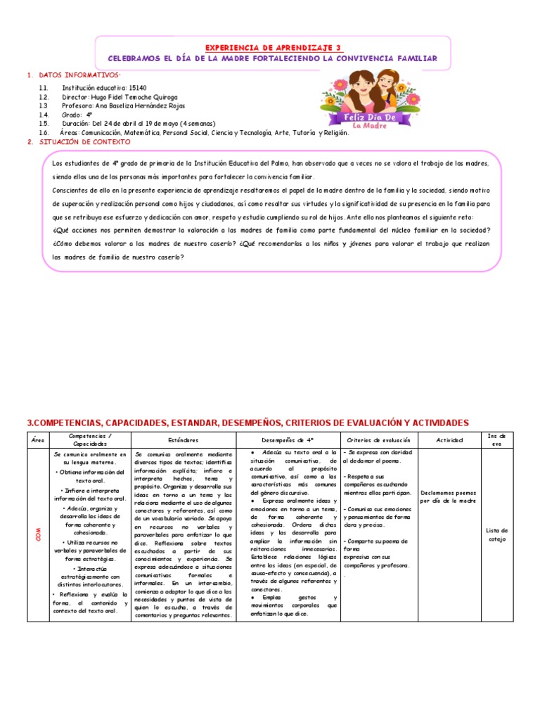 4to Exp. 3 | PDF | Geometría | Números