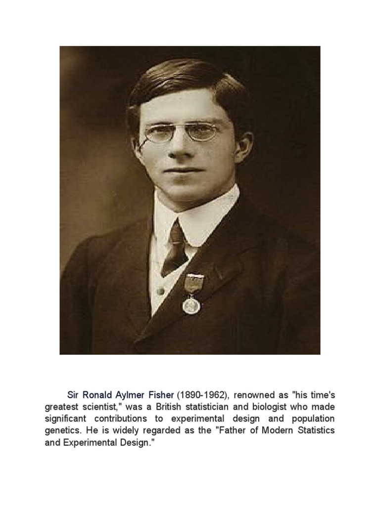 Sir Ronald Aylmer Fisher | PDF