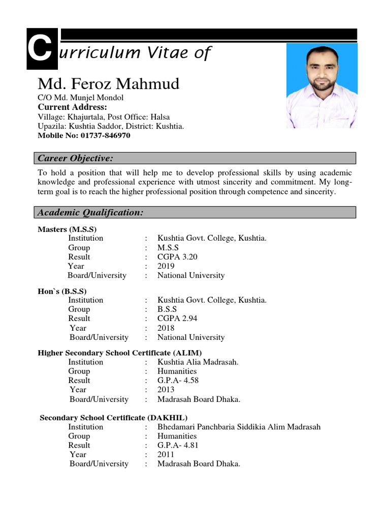 Feroz Mahmud | PDF