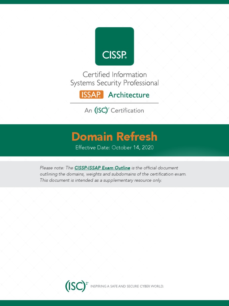 CISSP-ISSAP-DomainRefresh (1) | PDF | Software As A Service | Cloud ...