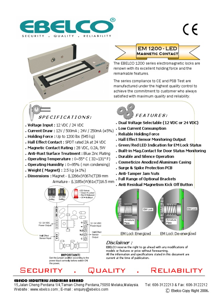 Em1200 Led Mag - CTC | PDF | Materials Science | Electrical Engineering