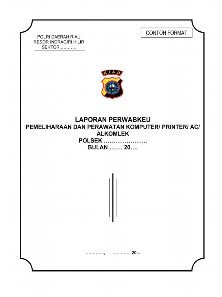 CONTOH PERWABKU HARWAT Komputer | PDF