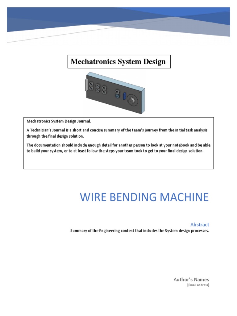 DSM Wire Bending Machine Kelompok 5 - 3 | PDF | Computing ...