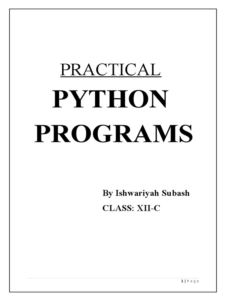 Informatics Practices | Download Free PDF | Python (Programming Language) | Computer Science
