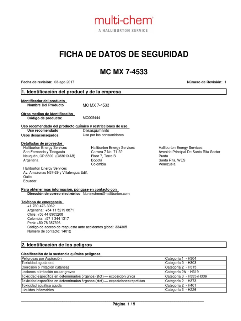 MC MX 7 4533 | PDF | Agua | Toxicología