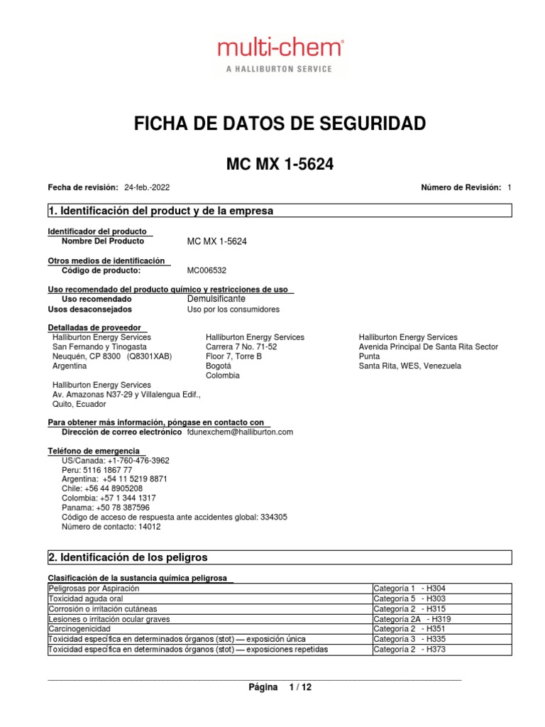 MC MX 1-5624 | PDF | Química | Ciencias fisicas