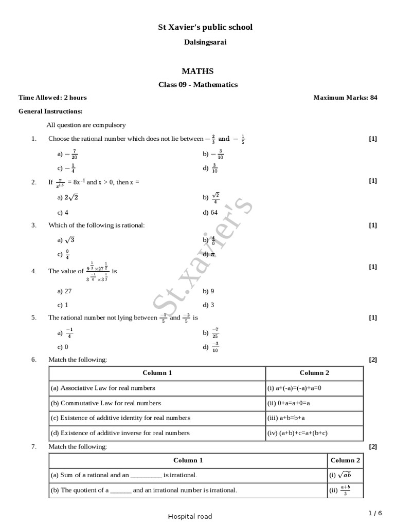 Question 840943 | PDF | Numbers | Rational Number
