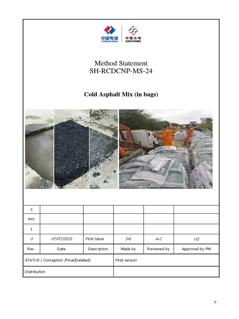 Method Statement SH-RCDCNP-MS-24 - Final | PDF | Road Surface | Concrete
