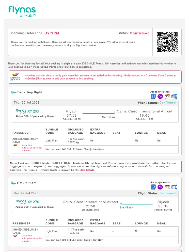 Confirmation | PDF | Baggage | Aircraft