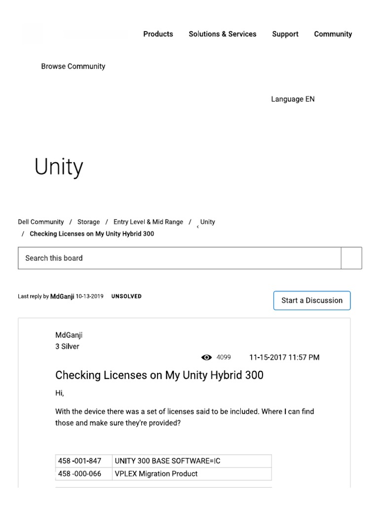 Checking Licenses On My Unity Hybrid 300 | PDF