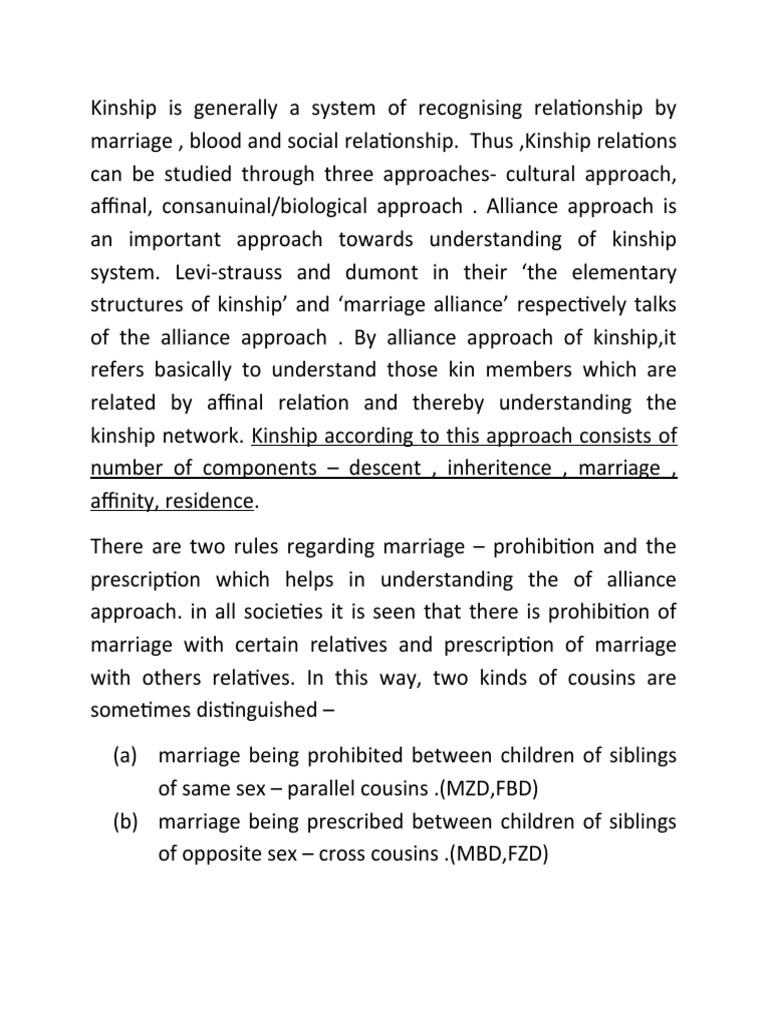Marriage Alliance2 | PDF | Kinship | Marriage