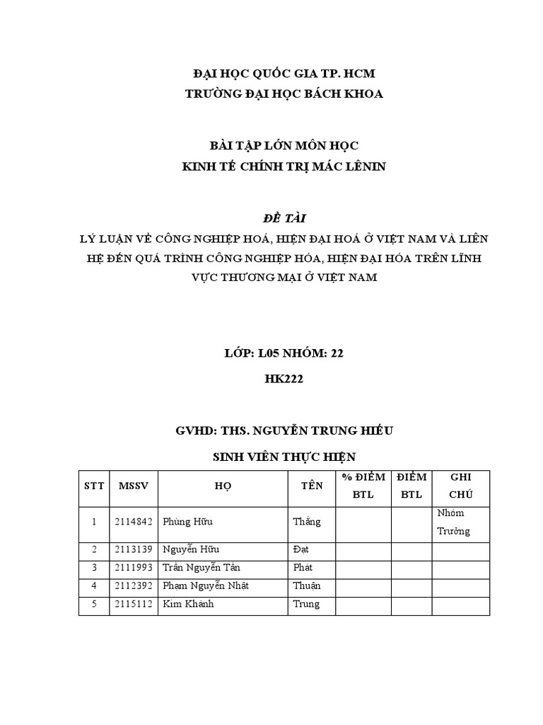 BTL KTCT T NG H P | PDF