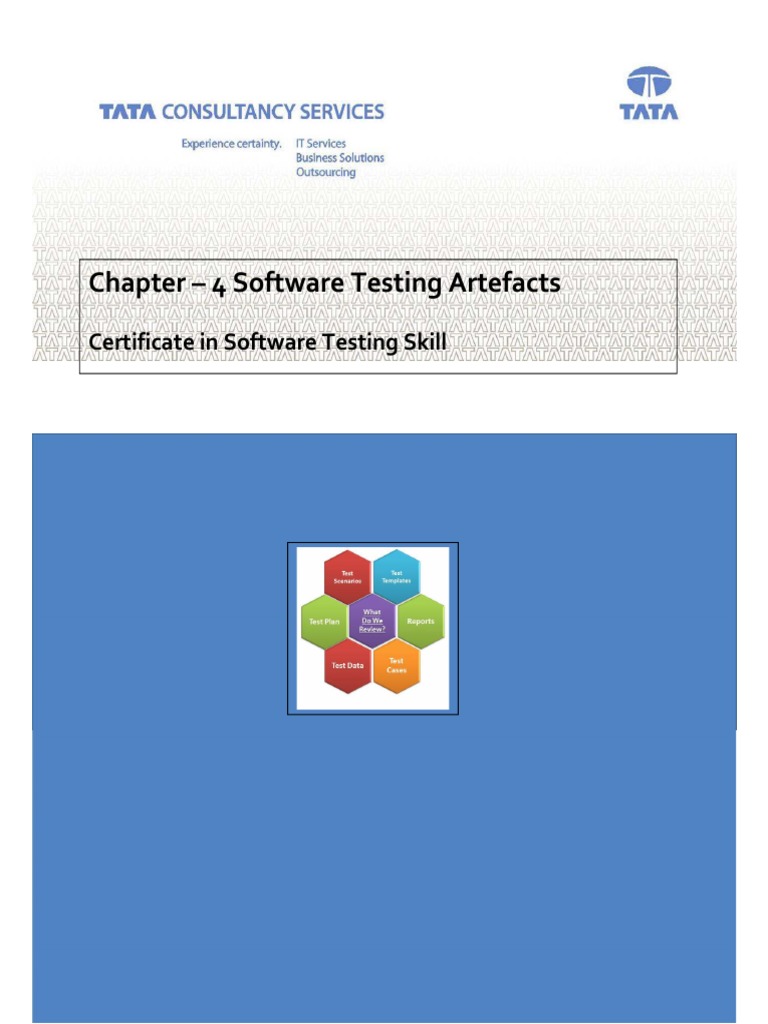 Chapter 4 Software Testing Artifacts v1.1 | PDF | Software Testing ...