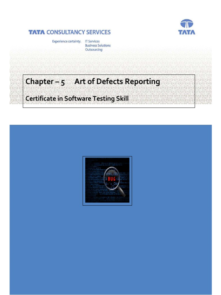 Chapter 5 Art of Defect Reporting v1.1 | PDF | Software Bug | Software ...
