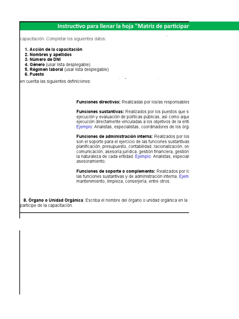 Matriz PDP 2023 - para Gobiernos Locales de Hasta 20 Servidores Civiles | PDF | Presupuesto ...