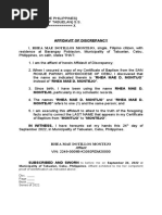 Affidavit of Guardianship | PDF | Affidavit | Legal Guardian