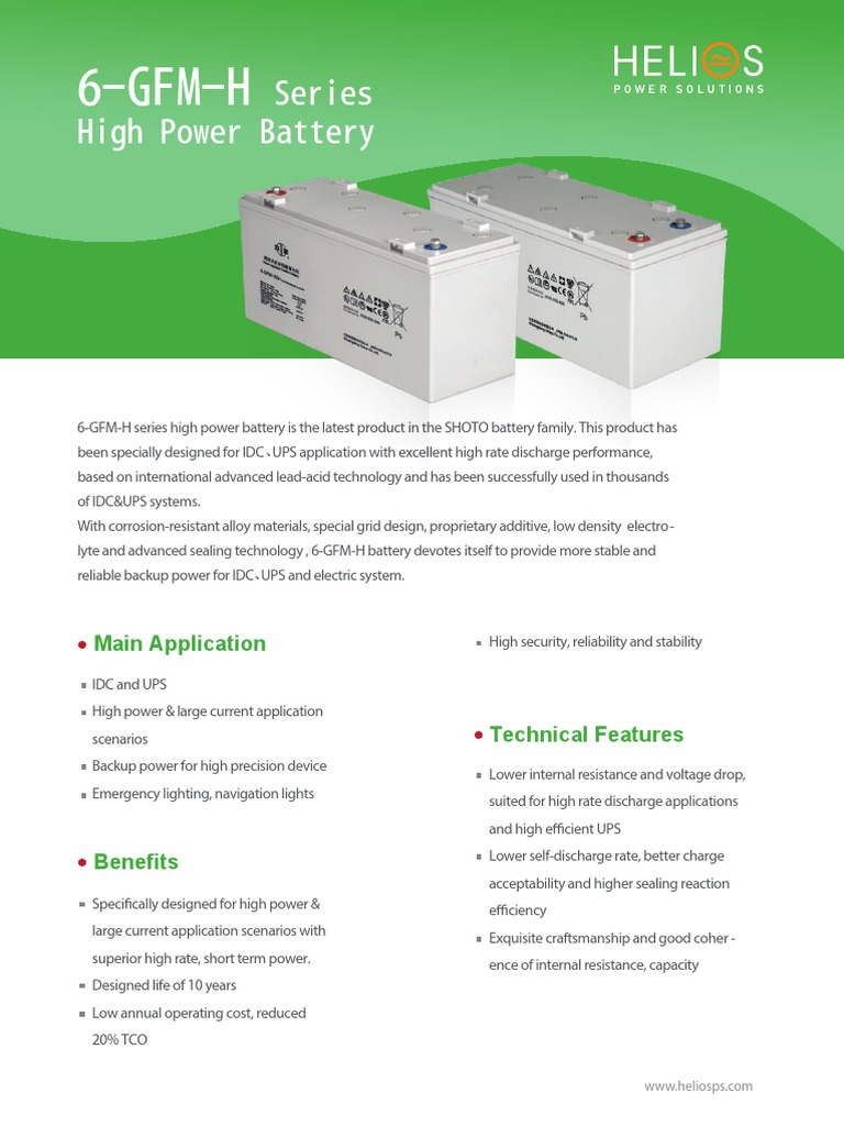 6 GFM H Series | PDF | Electrical Grid | Energy Technology